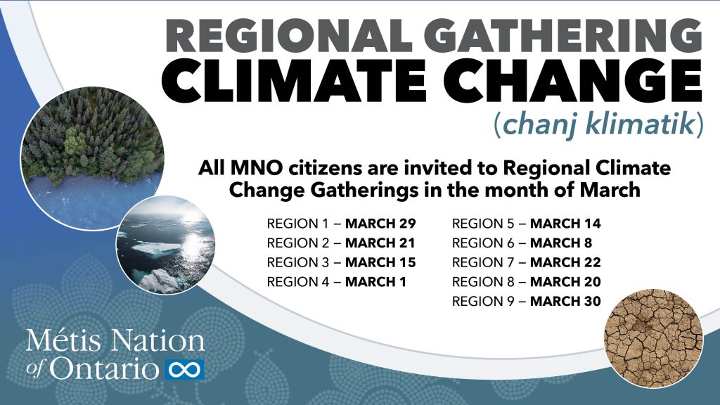 Virtual Regional Gathering on Climate Change - Métis Nation of Ontario