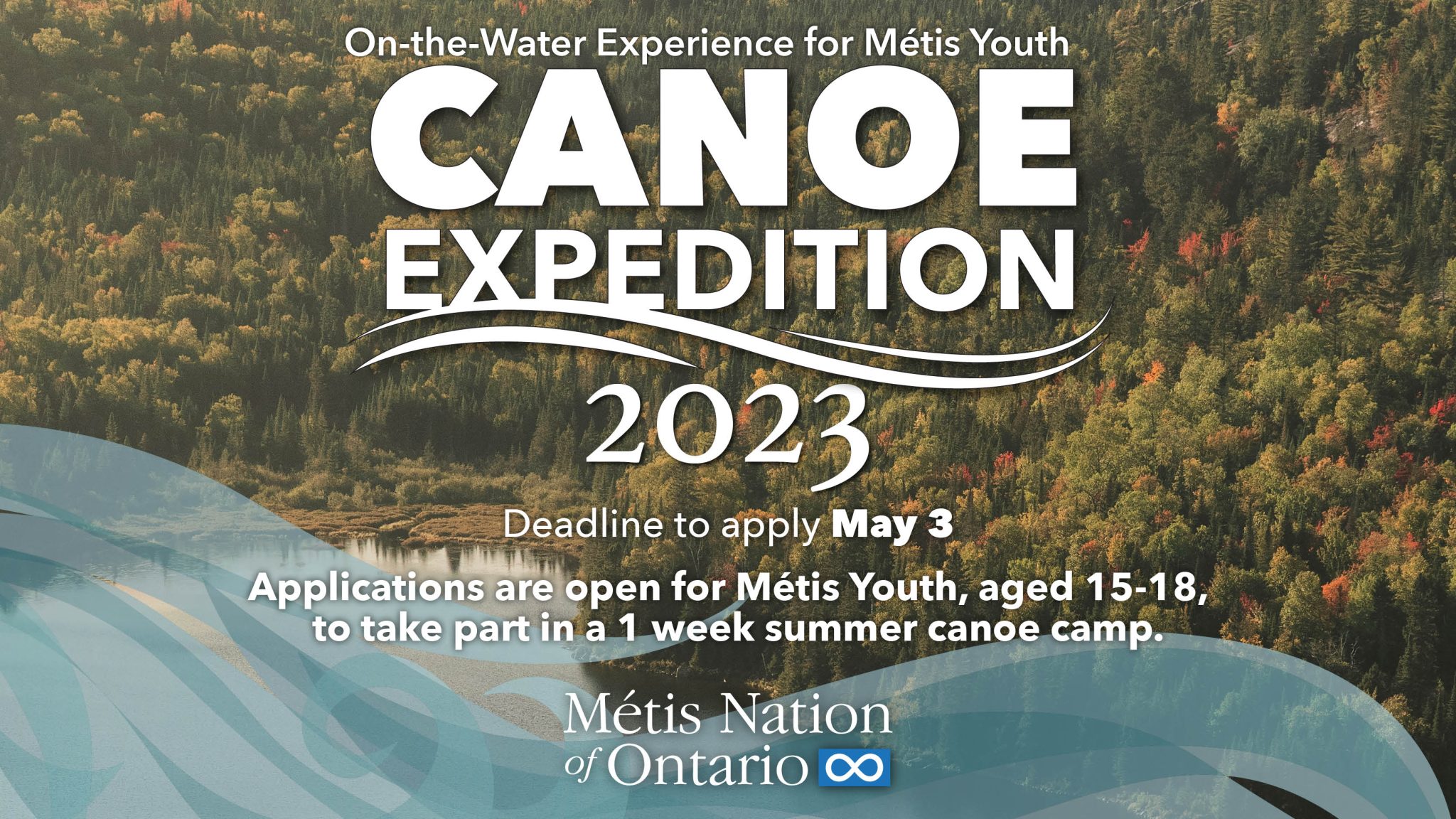 Applications open for MNO 2023 Canoe Expedition - Métis Nation of Ontario